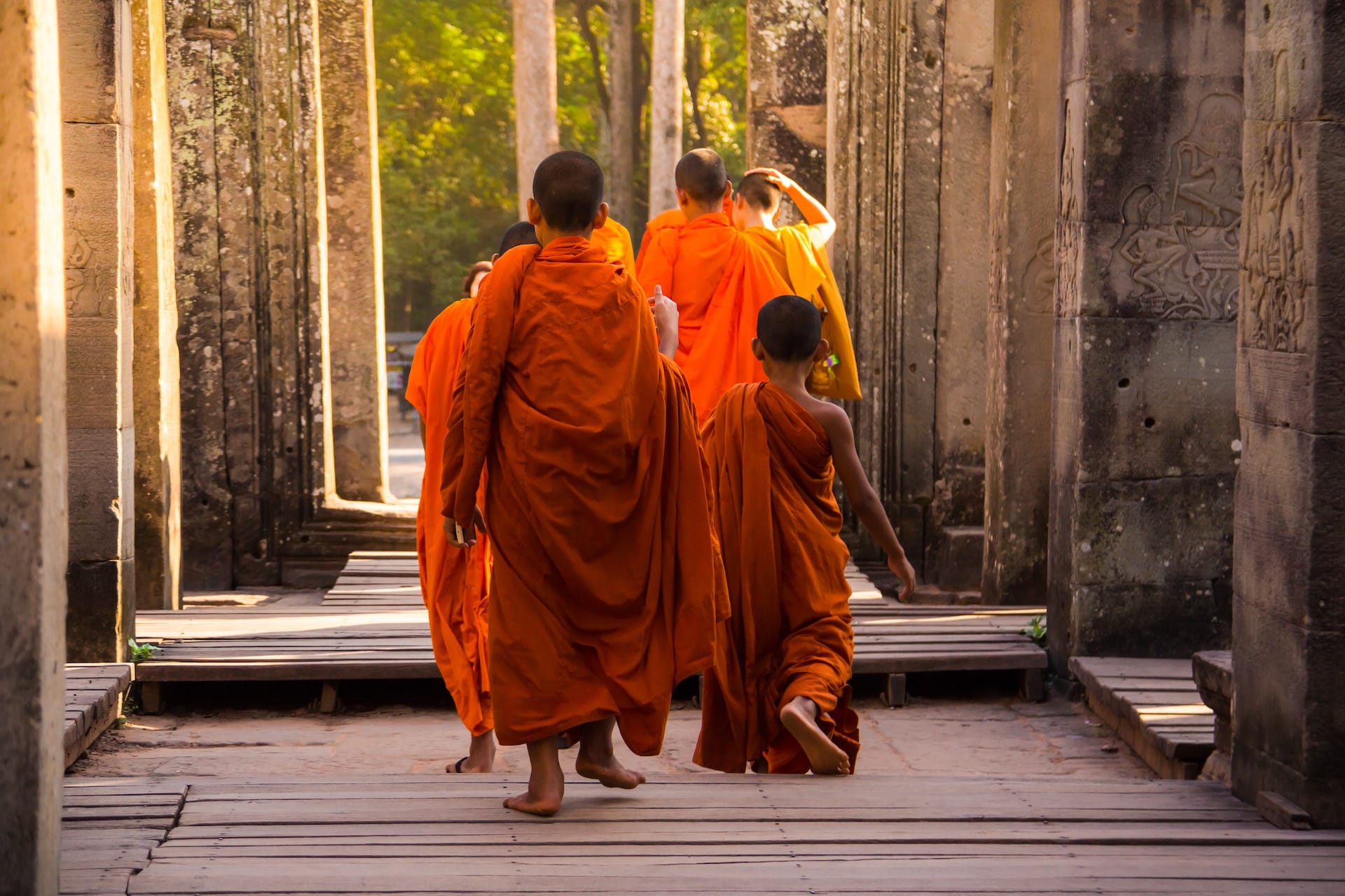 Traditional Monk Blessing Ceremony - Angkor Grace